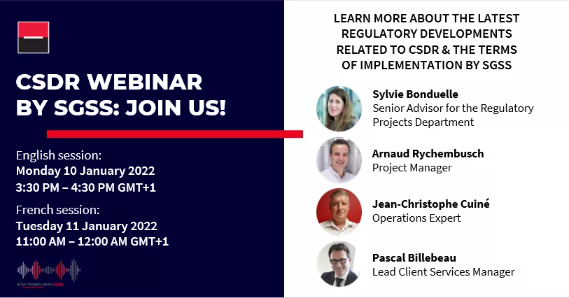 CSDR Settlement Discipline Regime: Our latest news - Societe Generale ...
